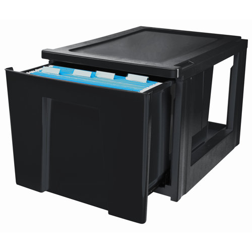 Iris 1 Drawer Premier Stacking Letter File And Reviews Wayfair